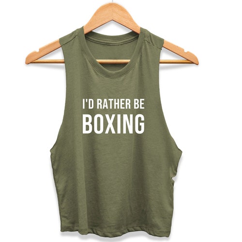 Boxing Crop Top Boxing Tank Top Women's Boxing Tank - Etsy
