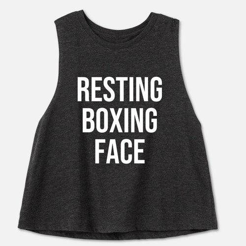 Boxing Crop Top Women's Boxing Shirt Boxing Tank Top | Etsy