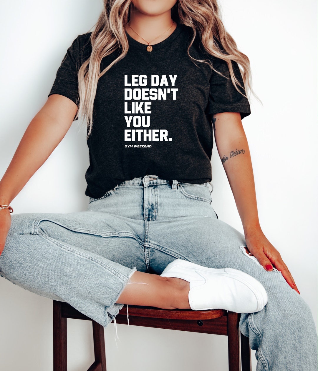 Leg Day Doesn't Like You Either | Leg Day Shirt | Women's Lifting Tee ...