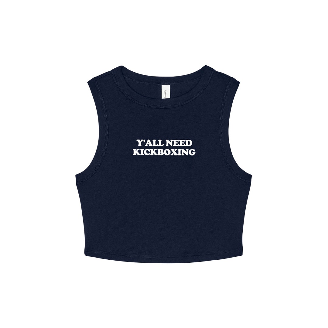 Kickboxing Tank Top Kickboxing Crop Top Kickboxing Shirt Workout Tank ...