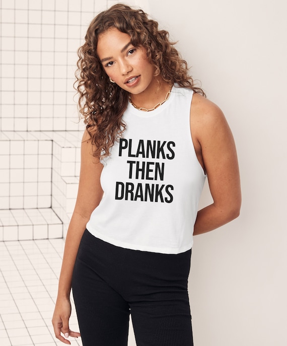 Gym Crop Top Women's Workout Tank Funny Gym Shirt | Etsy