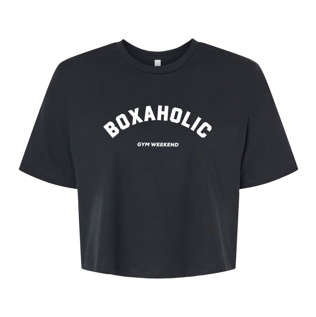 Boxing Shirt Boxing T-shirt Boxing Crop Top Boxing Gift for Her Gym ...