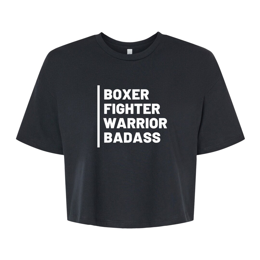 Boxing Shirt | Boxing T-shirt | Boxing Crop Top | Kickboxing Shirt ...