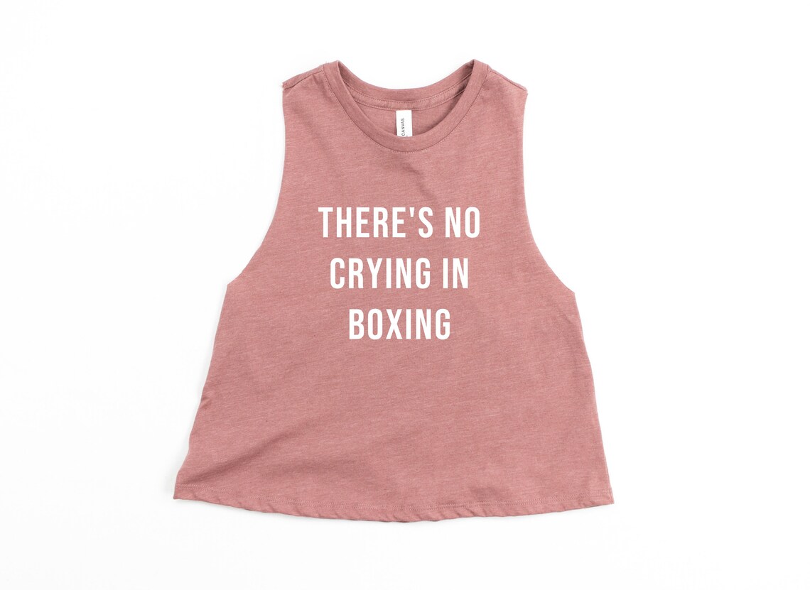 Boxing Crop Top Boxing Shirt Boxing Tank Top Kickboxing | Etsy