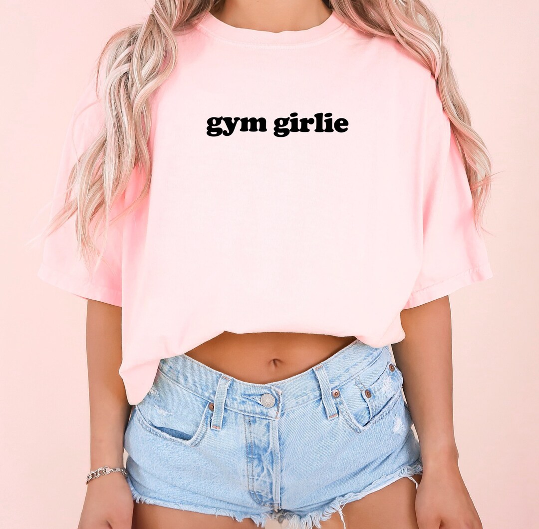 Gym Girlie Gym T-shirt Lifting Shirt Pilates Shirt HIIT Workout Barre ...