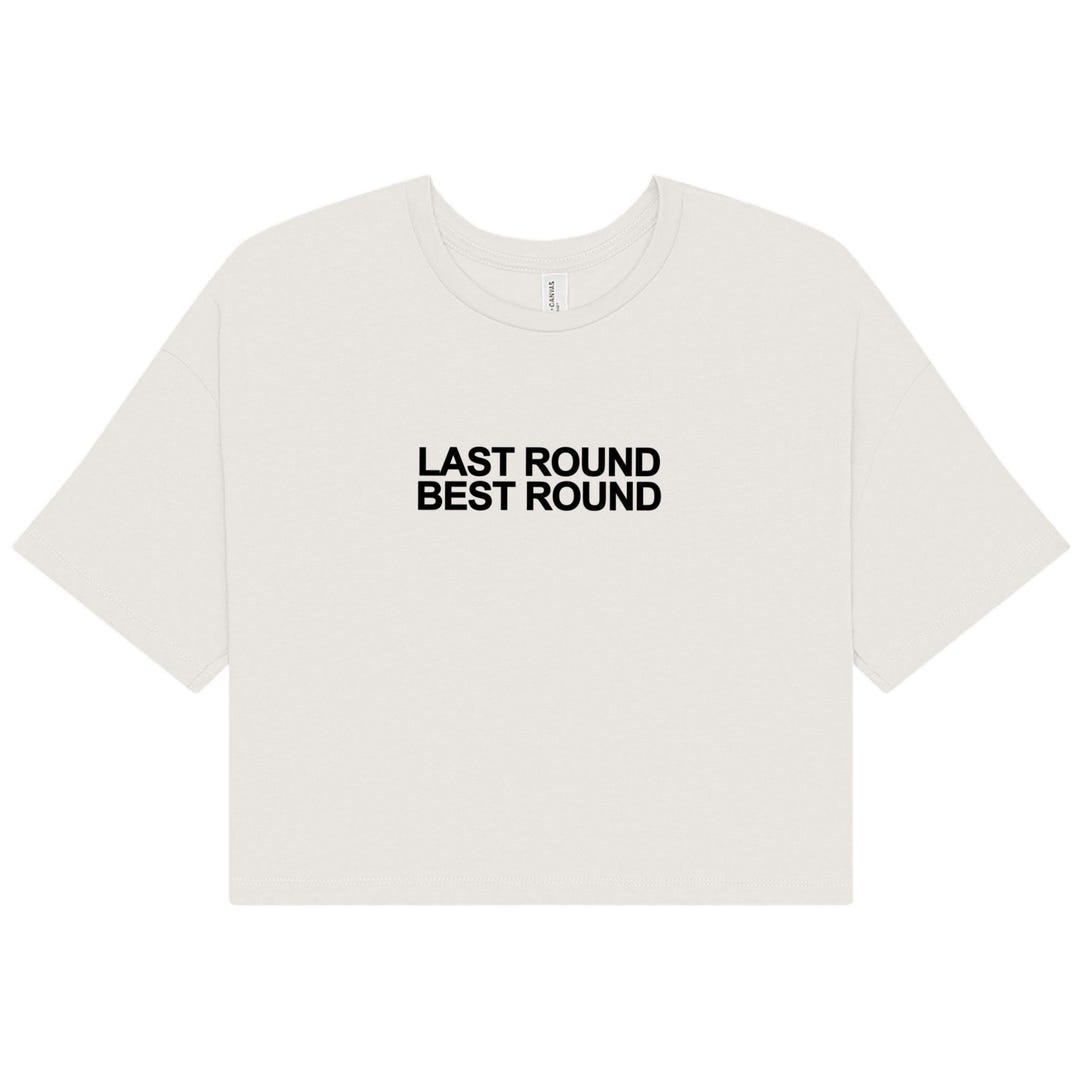 Last Round - Women's Kickboxing, Boxing Crop Tee - Etsy