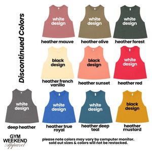 Gym Crop Top | Lifting Tank Top | Lifting Crop Top | Women's Lifting ...