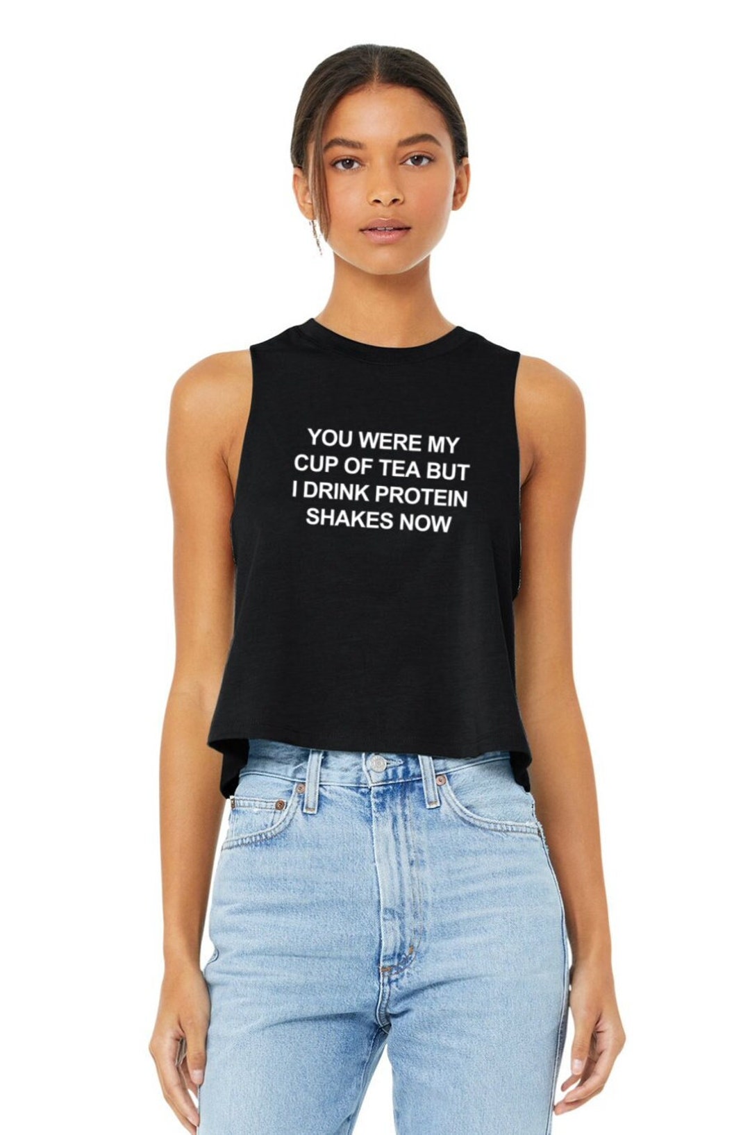 Gym Crop Top | Funny Workout Shirt | Workout Motivation | Cropped ...