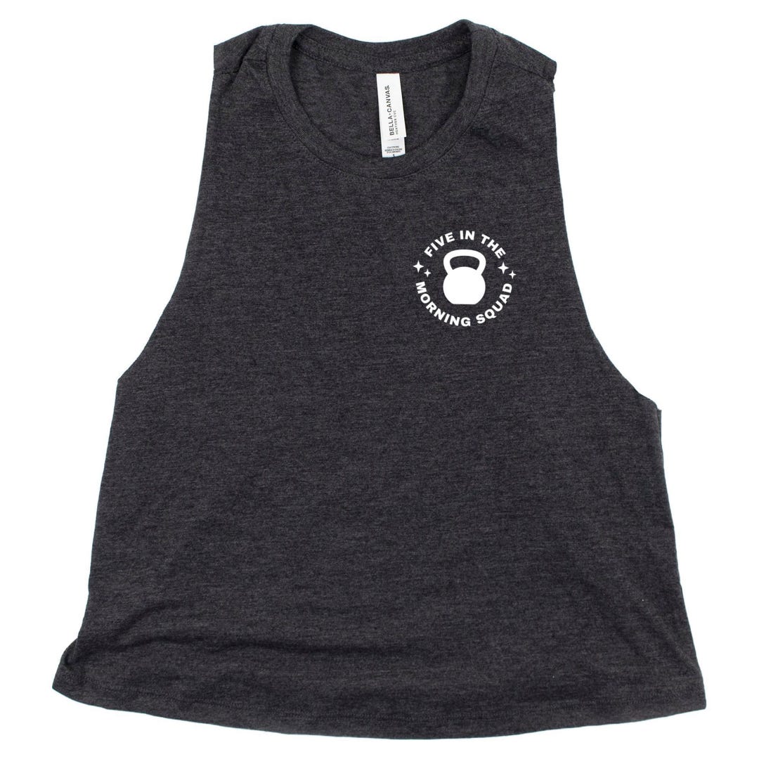 Five in the Morning Squad - Women's Workout Crop Top - Etsy