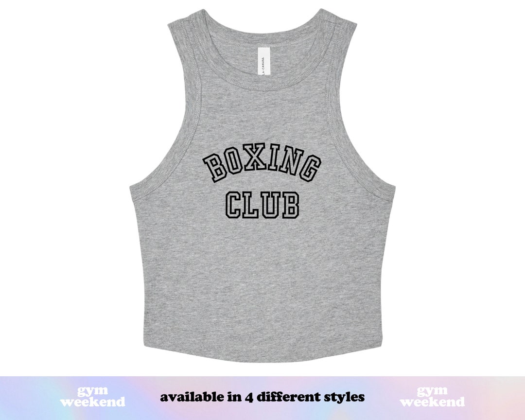 Boxing Crop Top Boxing Lover Tank Boxing Instructor Women's Boxing ...