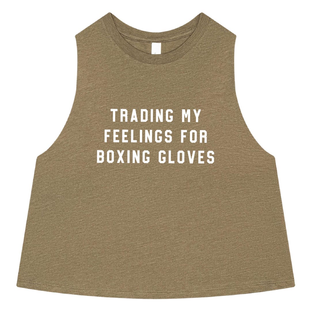 Boxing Shirt | Boxing Tank Top | Boxing Crop Top | Boxing Apparel Women ...