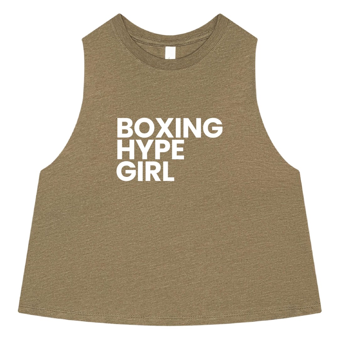 Boxing Hype Girl | Boxing Crop Top | Boxing Workout | Boxing Tank Top ...