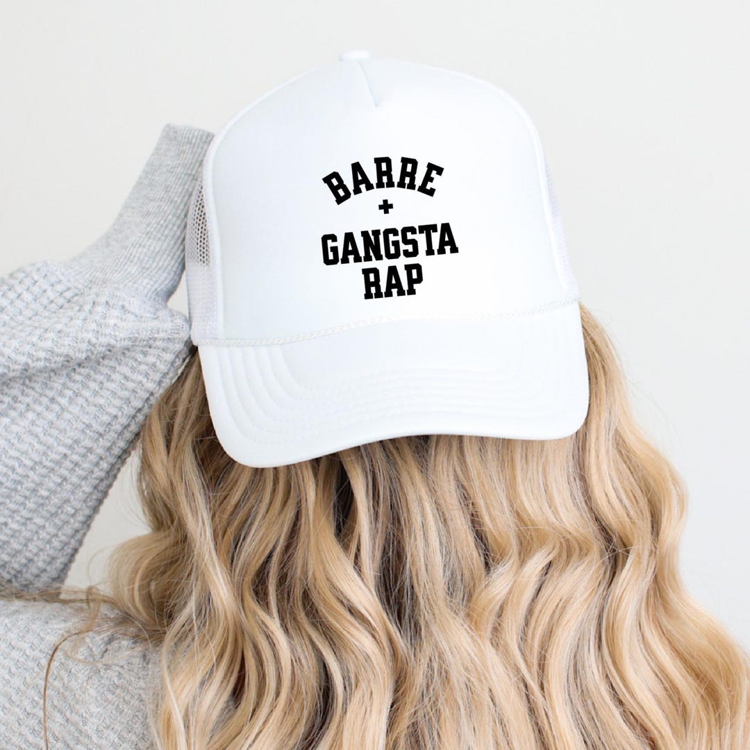Barre and Gangsta Rap | Barre Hat | Workout Hat | Barre Gift for Her ...