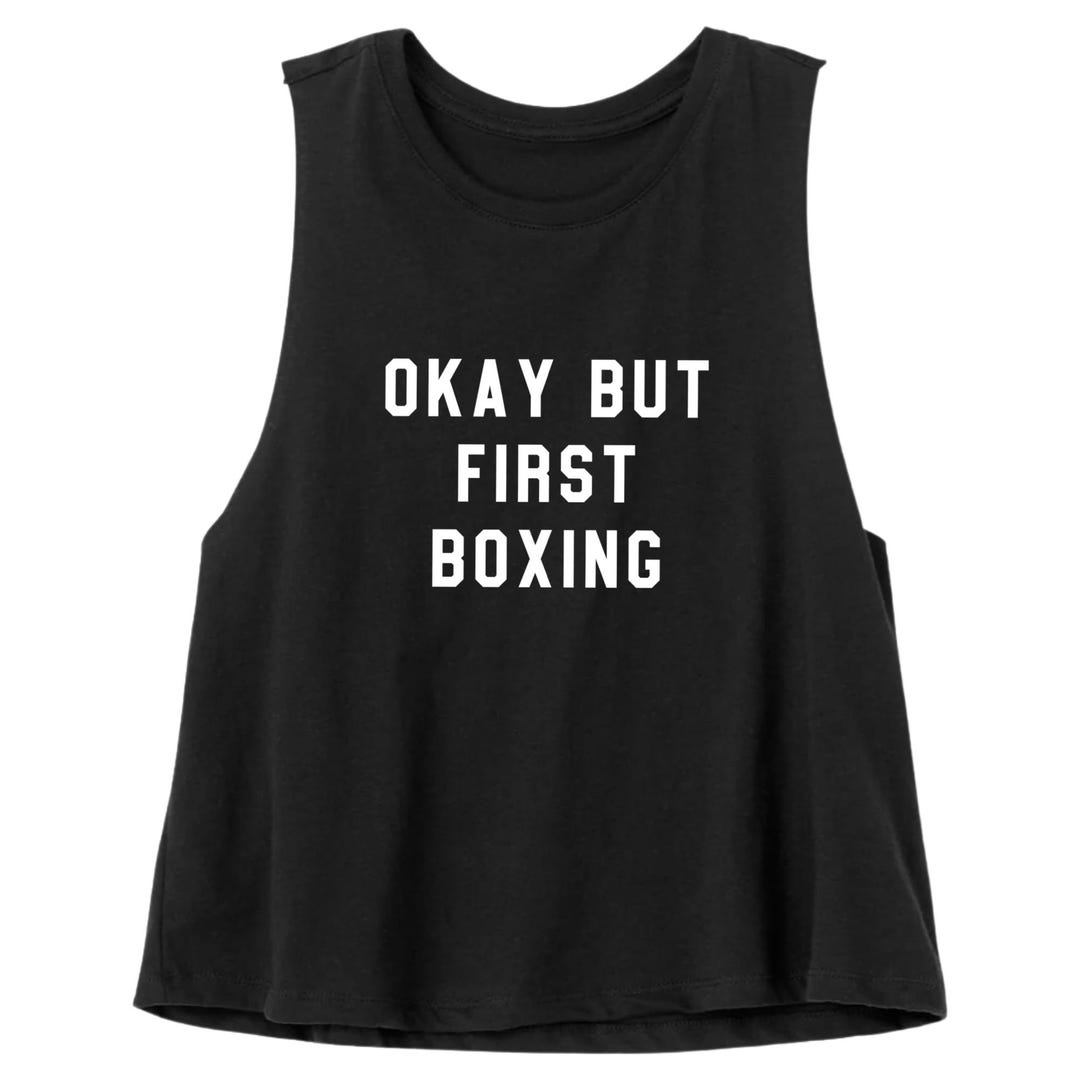 Boxing Crop Top | Women's Boxing Shirt | Funny Gym Shirt | Gym Crop Top ...
