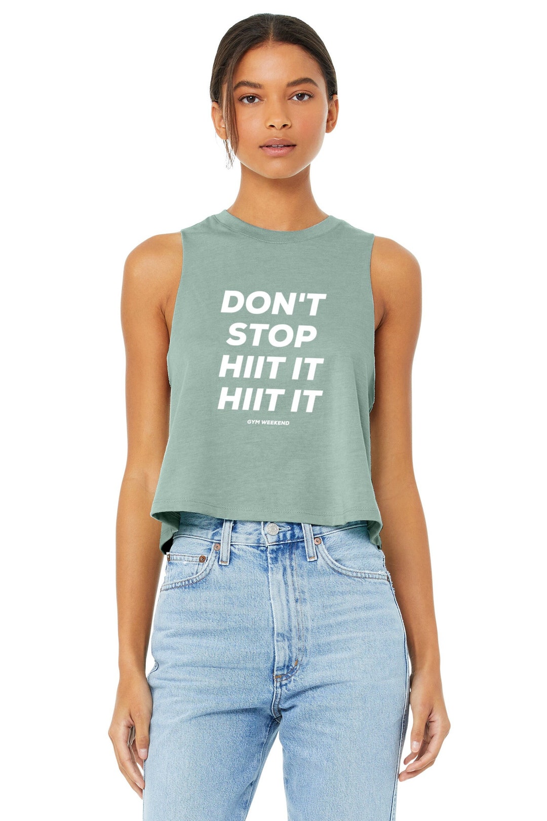 Gym Crop Top | Workout Crop Top | HIIT Tank | Women's Workout Tank ...
