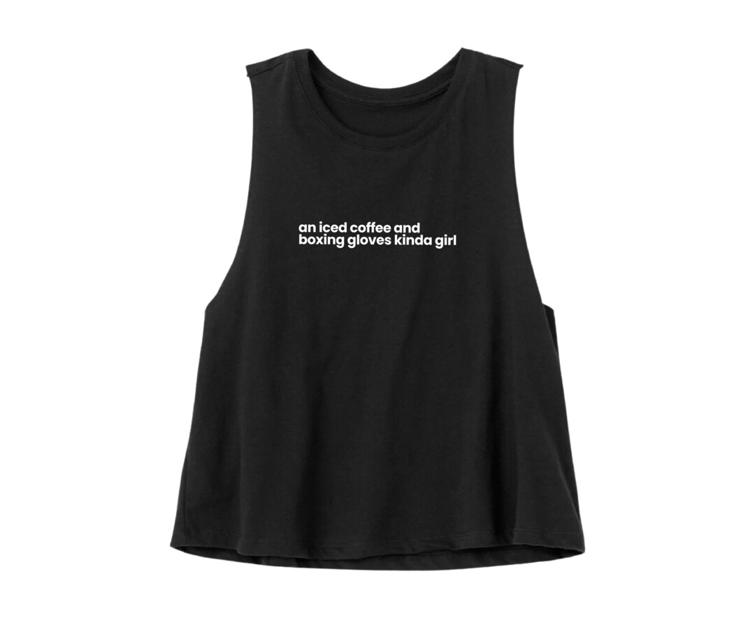Boxing Tank Top | Boxing Shirt Women | Boxing Crop Top | Women's Boxing ...