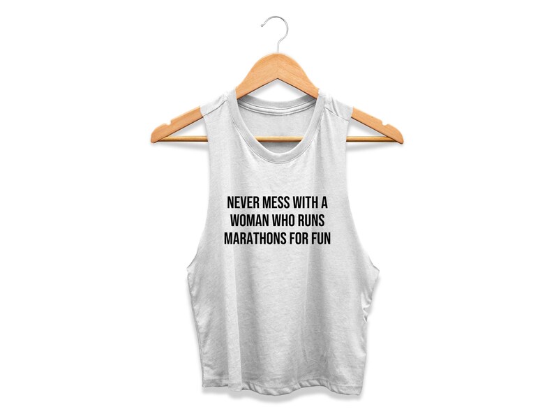 Running Crop Top Running Tank Top Funny Running Shirt - Etsy