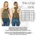 Lifting Crop Top Lifting Tank Top Women's Lifting - Etsy