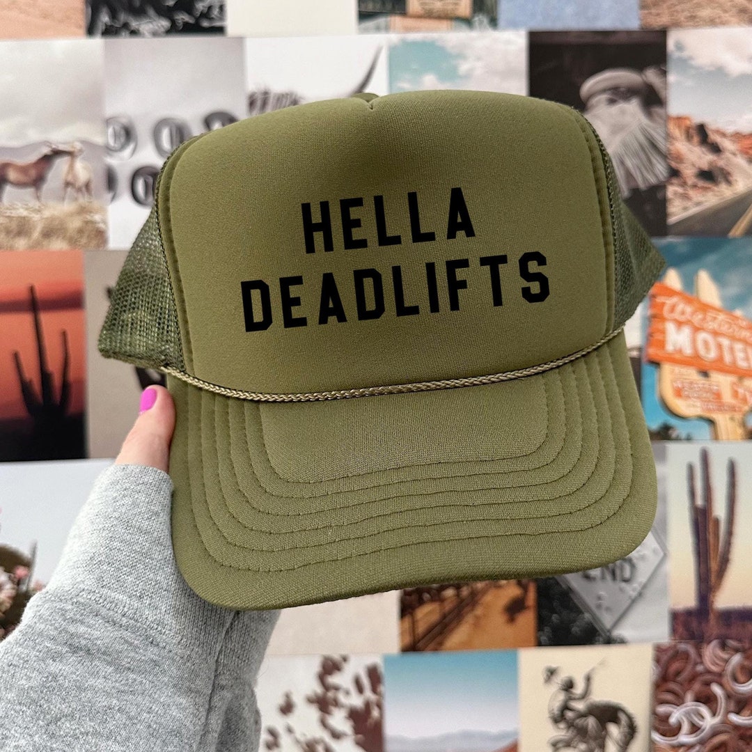 HELLA DEADLIFTS | Gym Hat | Workout Hat | Lifting Gift for Her ...