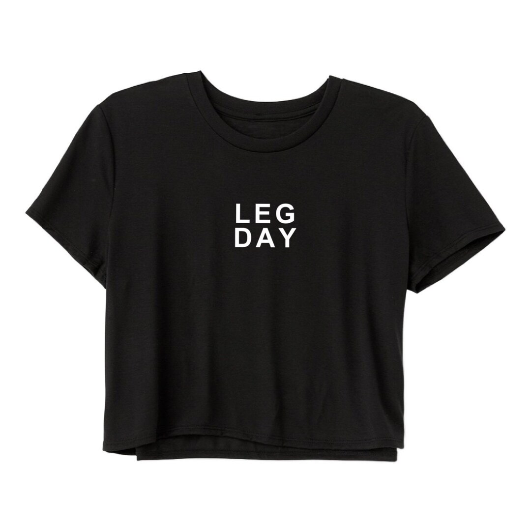 LEG DAY | Lifting Crop Top | Lifting Shirt Women | Leg Day Workout ...