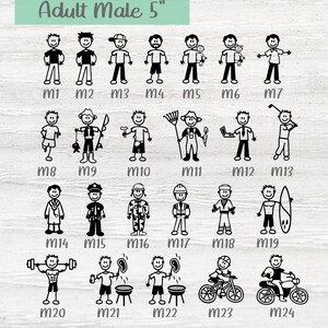 Create Your Own Stick Figure Family Decal/sticker - Etsy