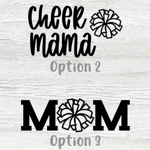 Cheer Mom Vinyl Decals/stickers - Etsy