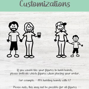 Create Your Own Stick Figure Family Decal/sticker - Etsy