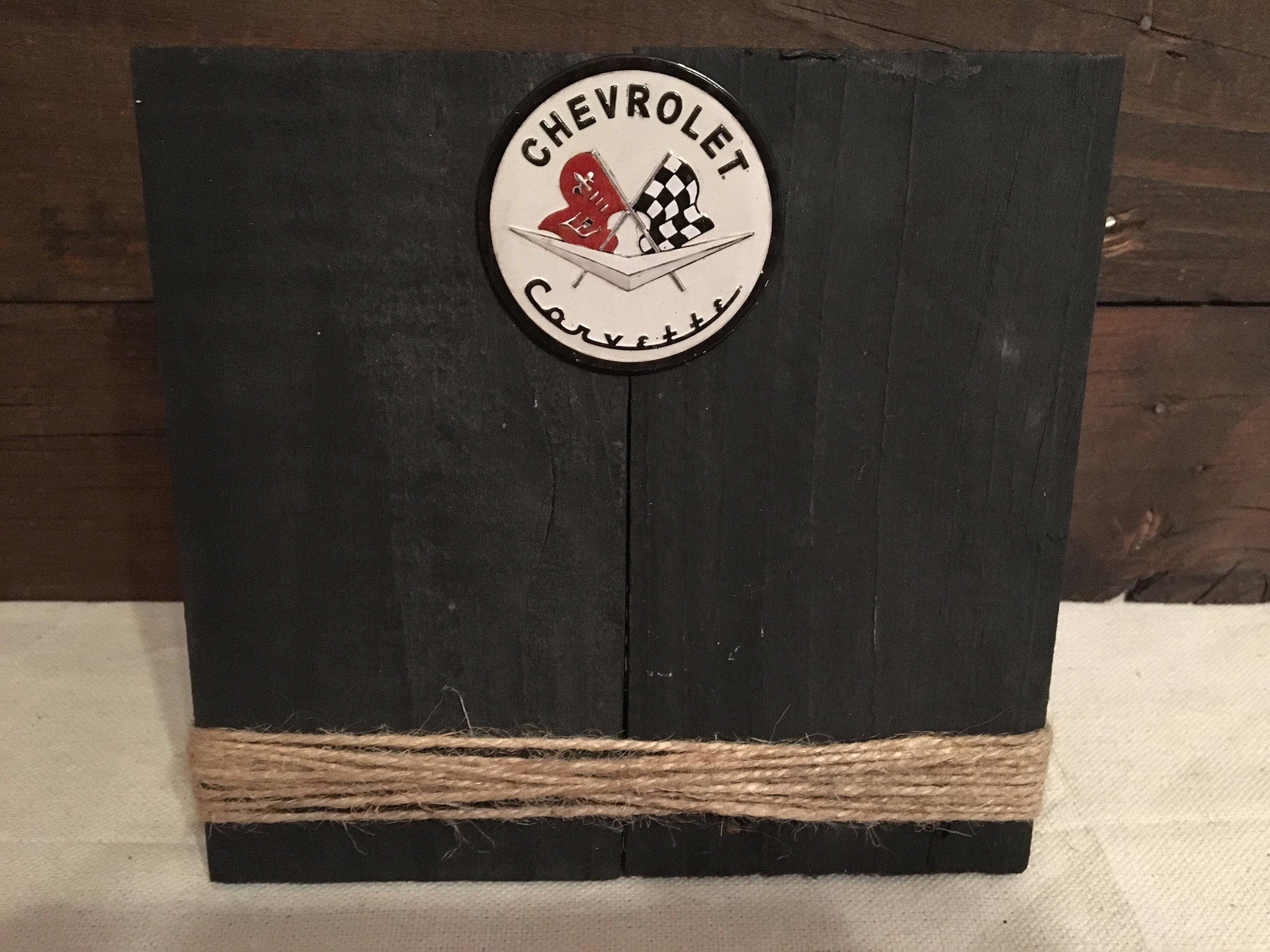 Reclaimed Wood Corvette Themed Photo Frame - Etsy