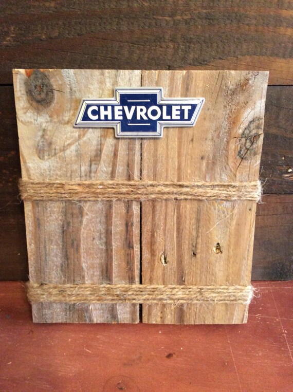 Reclaimed Wood Chevrolet Themed Photo Frame - Etsy