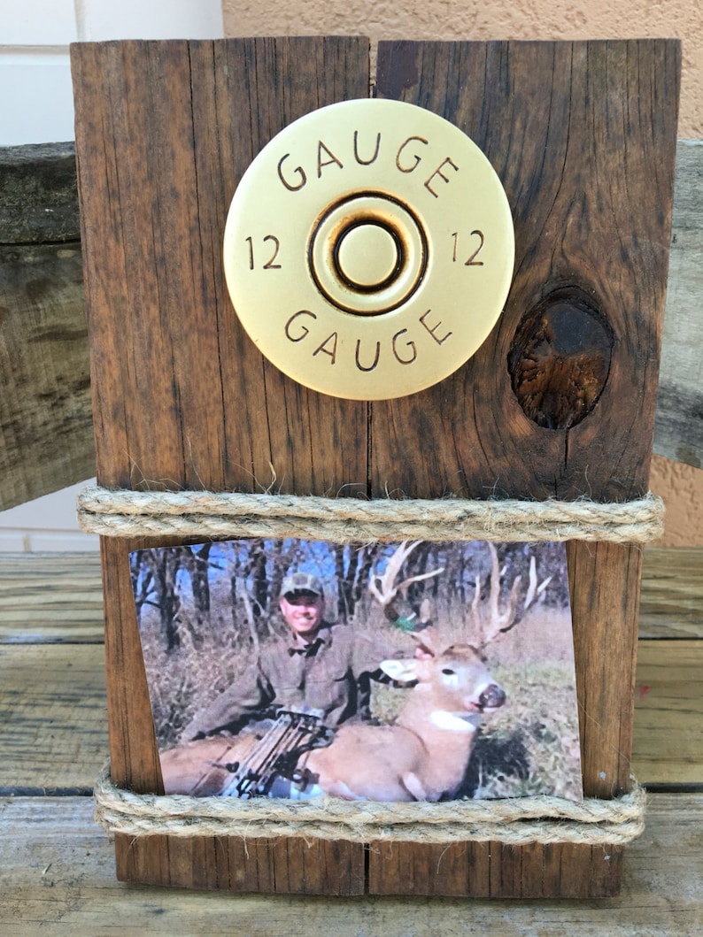 Reclaimed Wood 12 Gauge Shotgun Photo Frame - Etsy