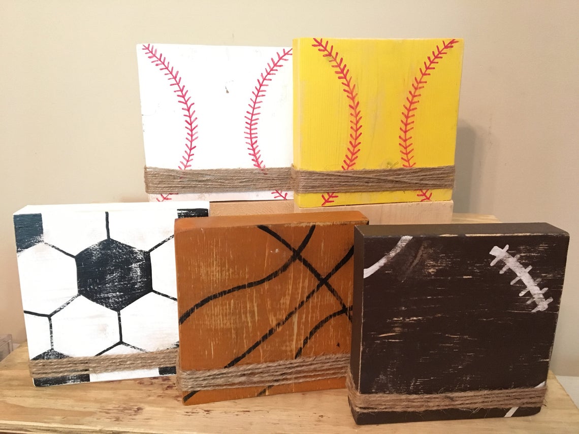 Team Sports Photo Block - Etsy