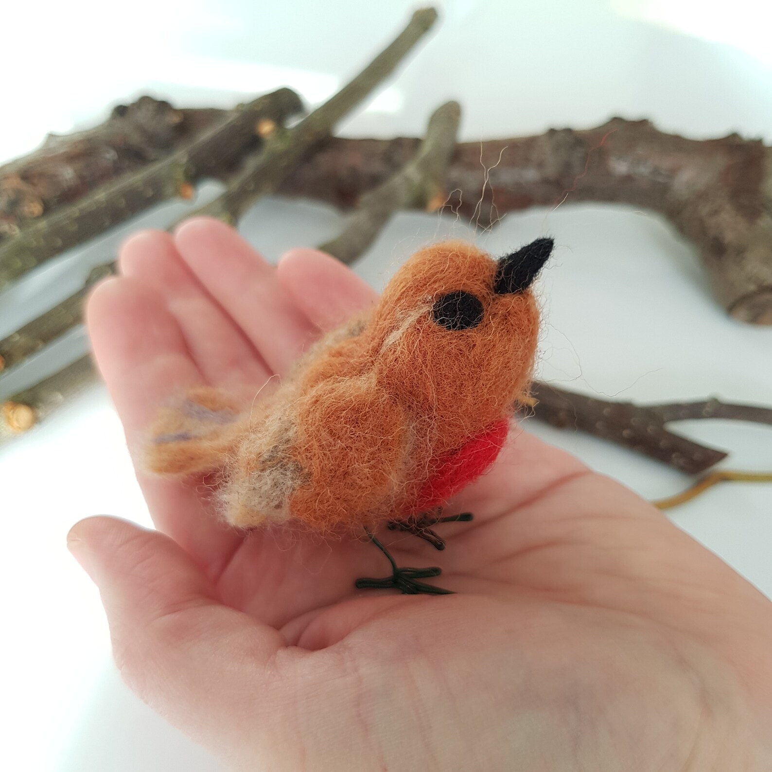 Miniature Robin Cute Needle Felted Robin Needle Felted - Etsy UK