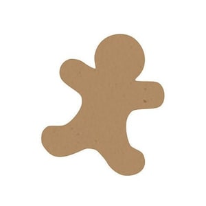20 Pack - Paper Gingerbread Man Shapes, Gingerbread Man Shapes, Die Cut ...
