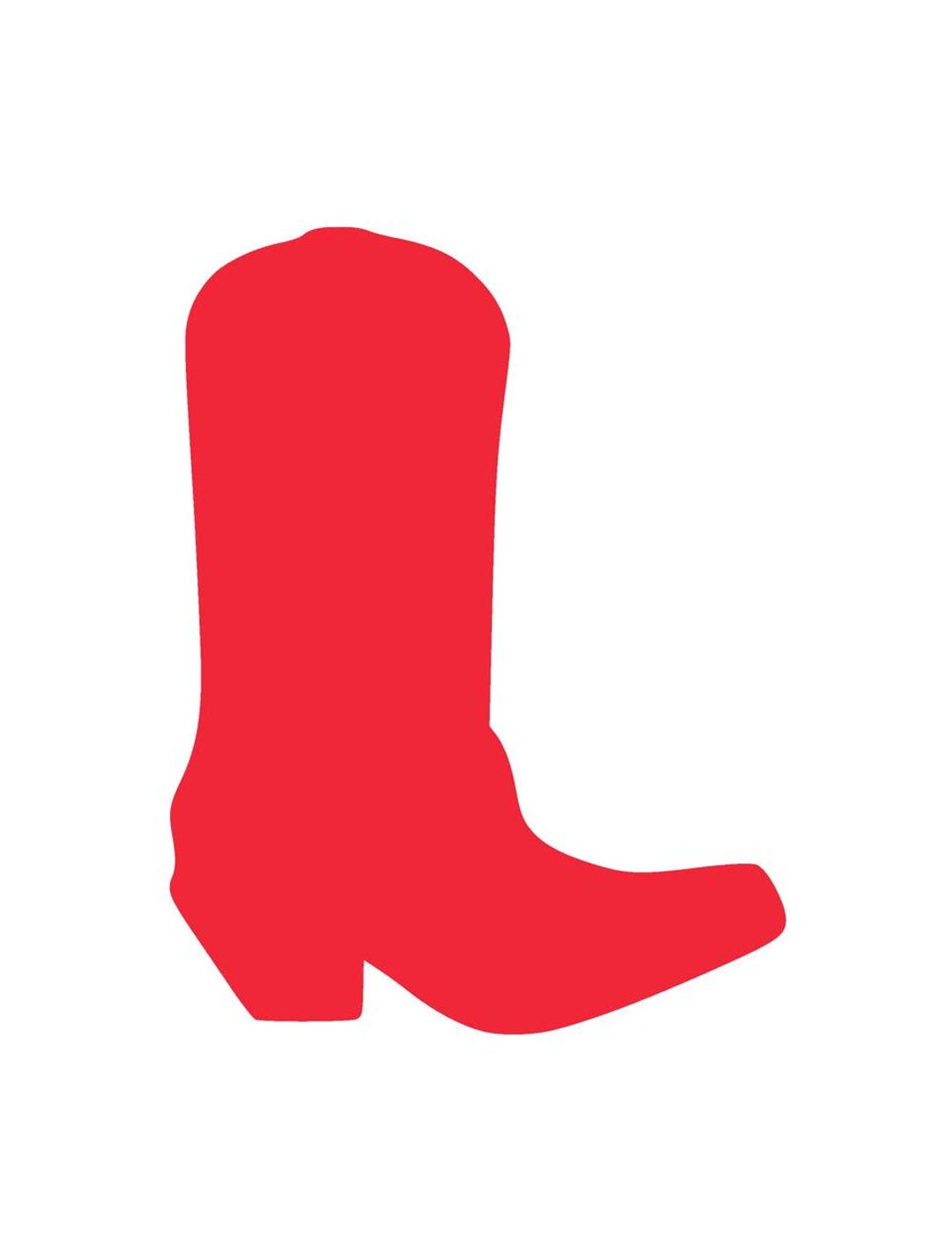 20 Pack, Paper Cowgirl Boot, Die Cut Boot, Paper Boot Cutout, Western ...