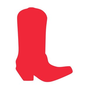 20 Pack, Paper Cowgirl Boot, Die Cut Boot, Paper Boot Cutout, Western ...