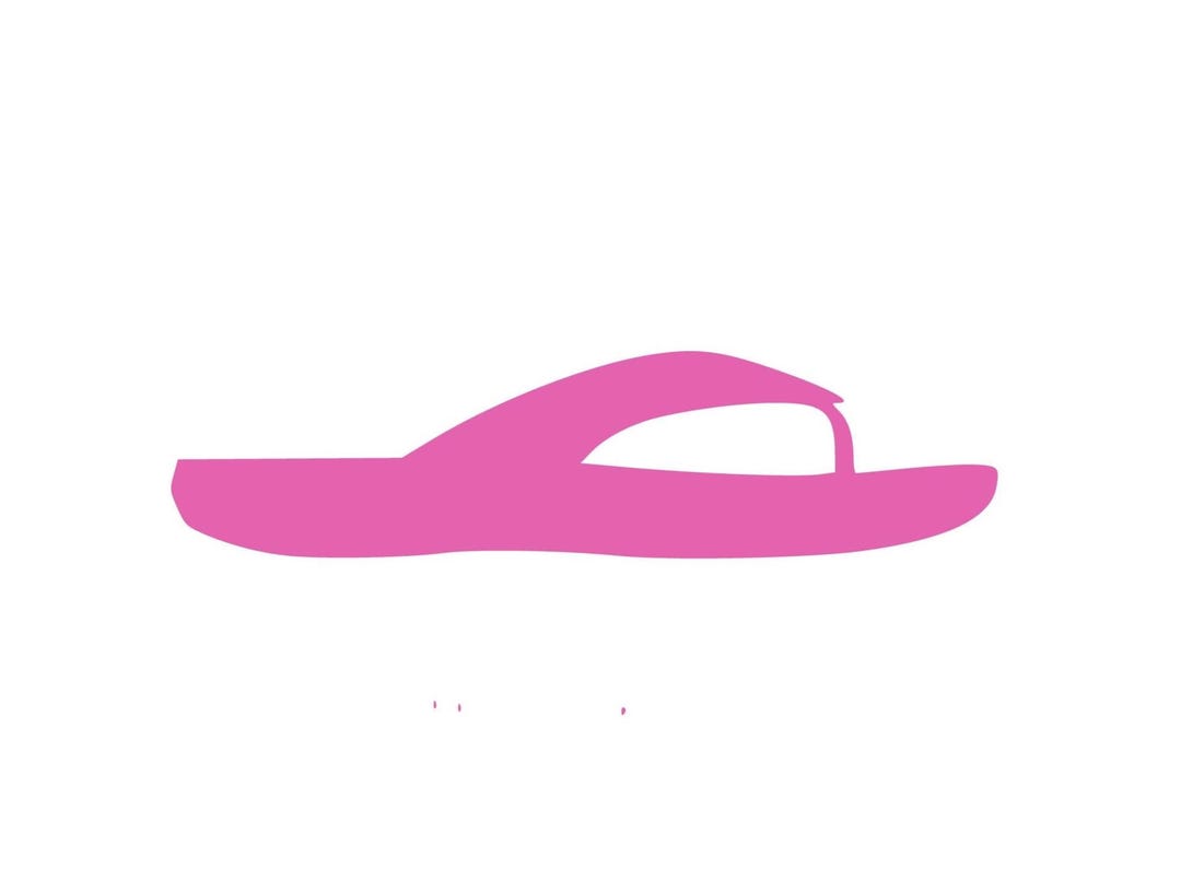 Paper Flip Flop Sandal Cutouts: DIY Craft Shapes, (20 per Pack) - Etsy