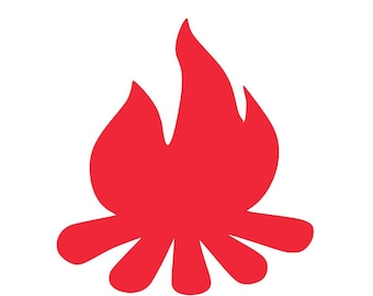Campfire Cutout - Etsy