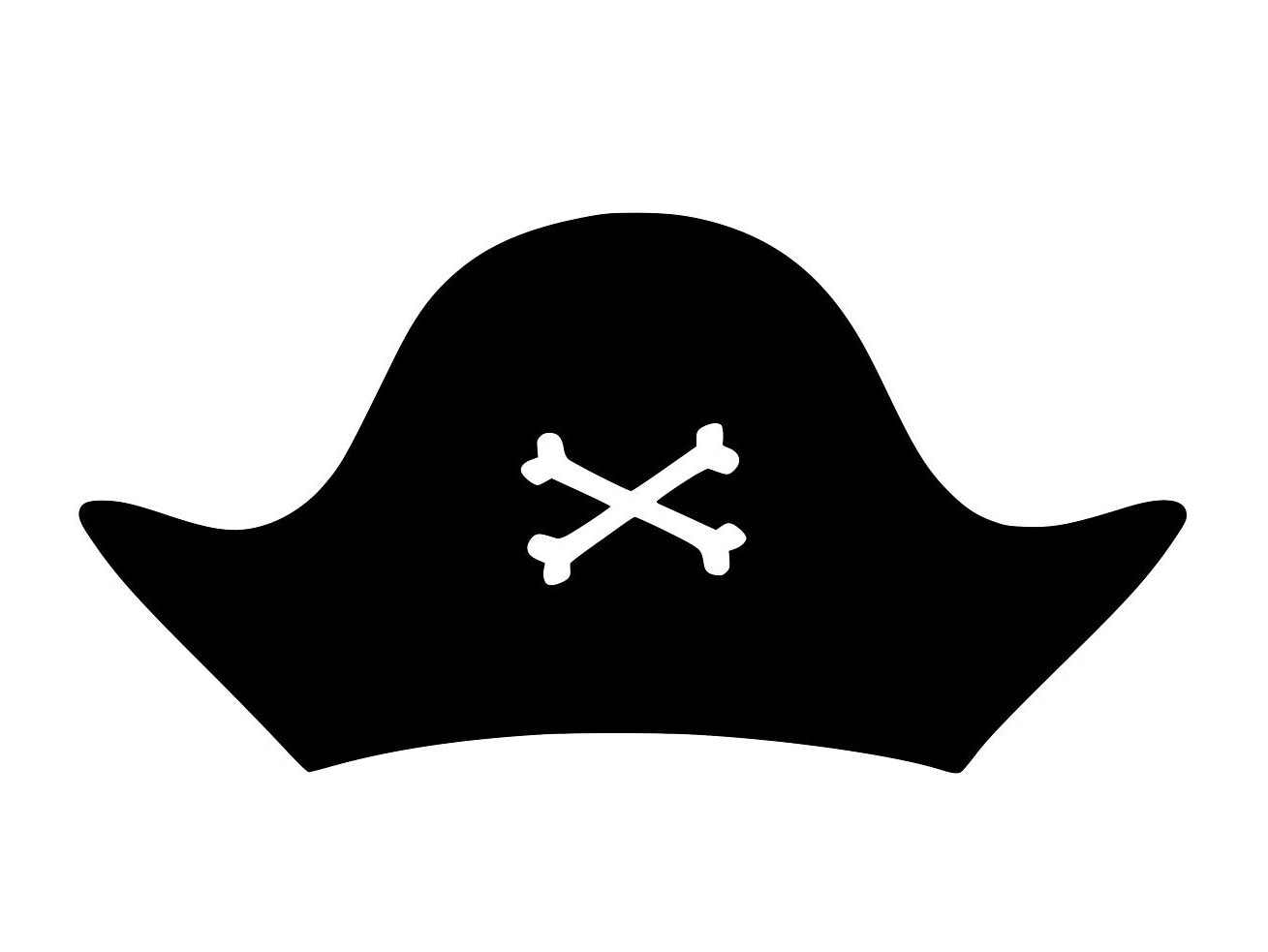 20 Pack Paper Pirate Hat Shapes Pirate Hat Shapes Die Cut - Etsy