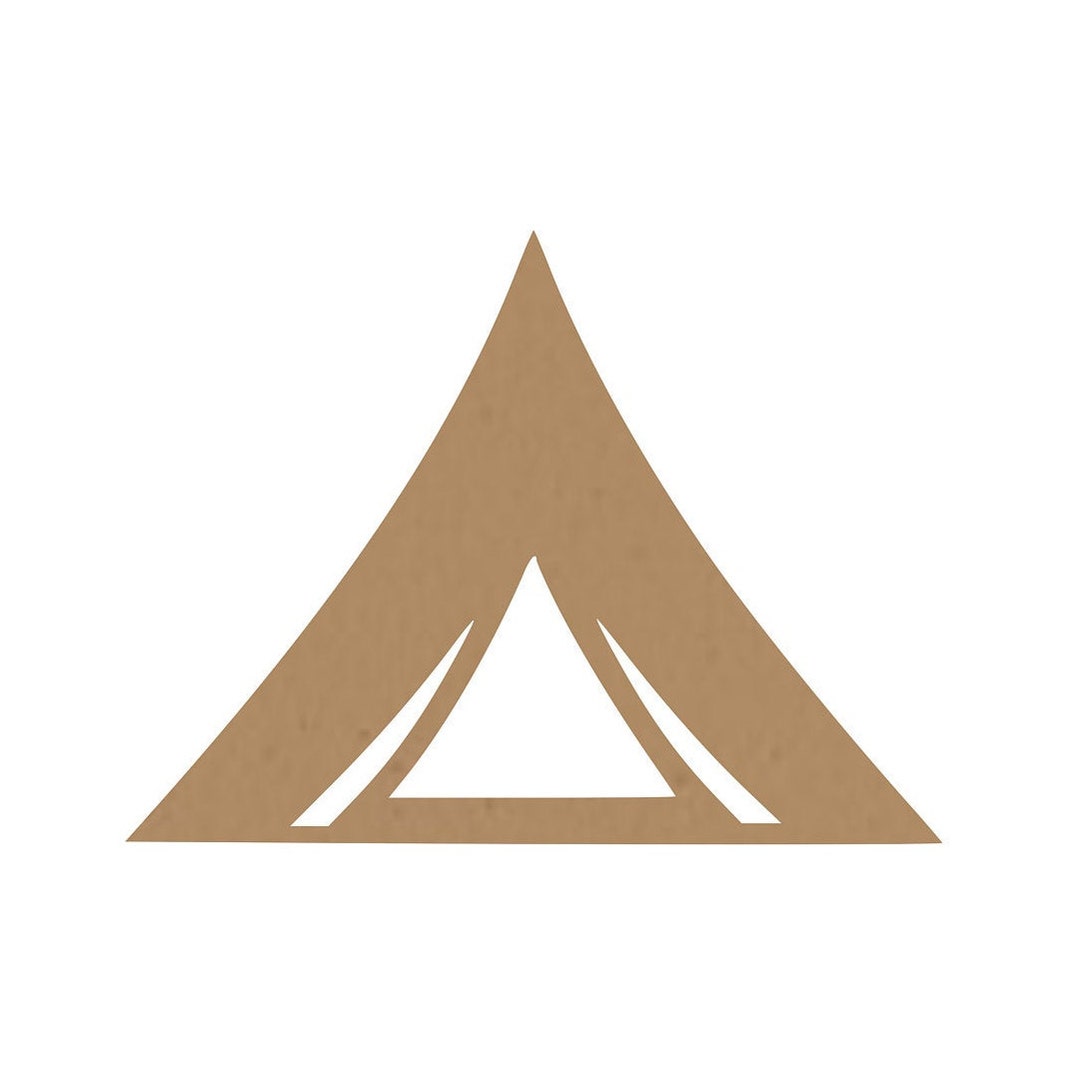 20 Pack - Paper Tent Shapes, Camping Shapes, Die Cut Tent Cutout, Paper ...