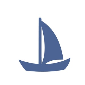 20 Pack - Paper Sailboat Shapes, Boat Shapes, Sailing Boat Cutout ...