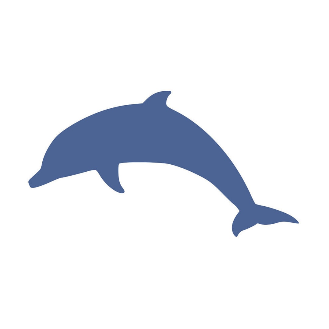 20 Pack - Paper Dolphin Shapes, Dolphin Shapes, Die Cut Dolphin Cutout ...