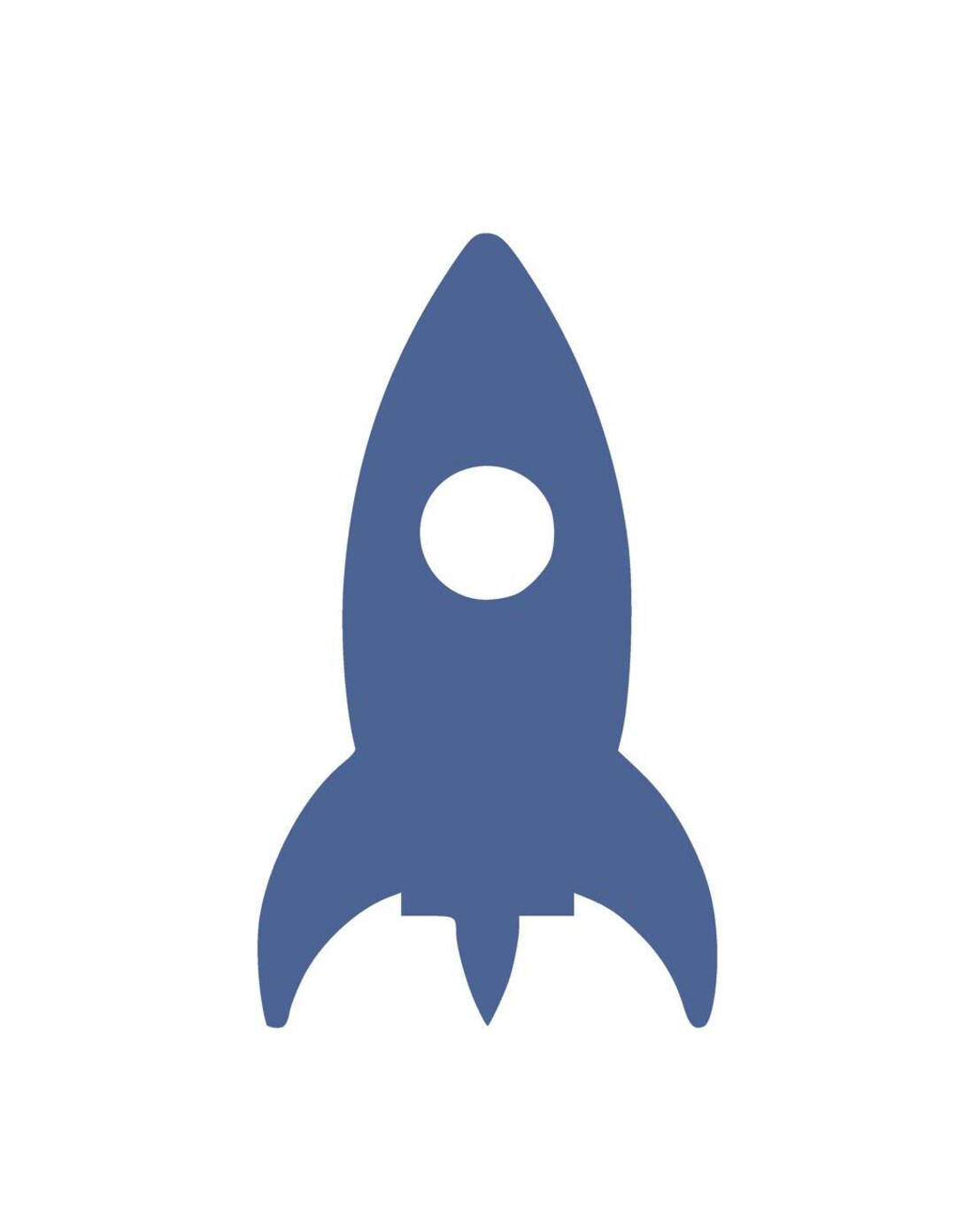 20 Pack - Paper Rocket Ship Shapes, Rocket Shapes, Spacecraft Cutout ...