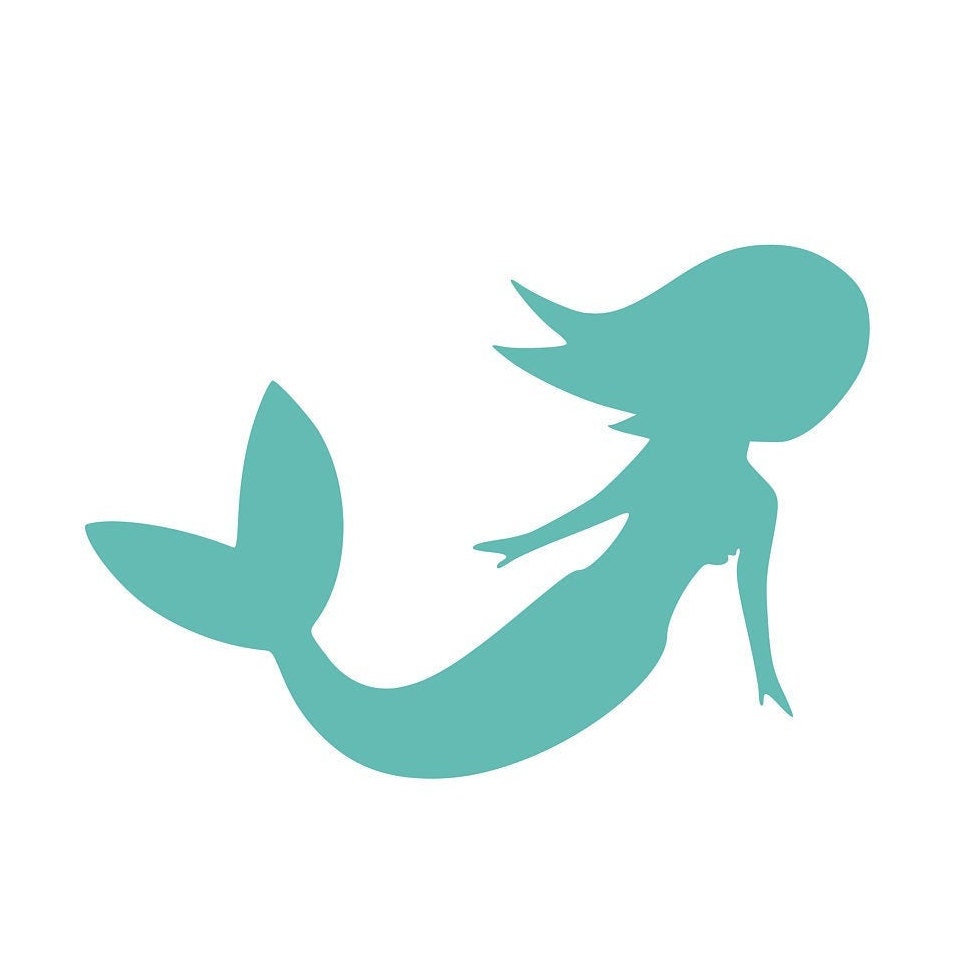 20 Paper Mermaid Cutouts: DIY Craft Shapes, Baby Shower Decor - Etsy