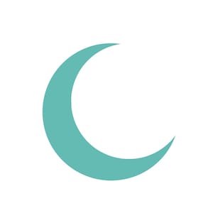 20 Pack - Paper Crescent Moon Shapes, Die Cut Moon, Paper Moon Cutout ...