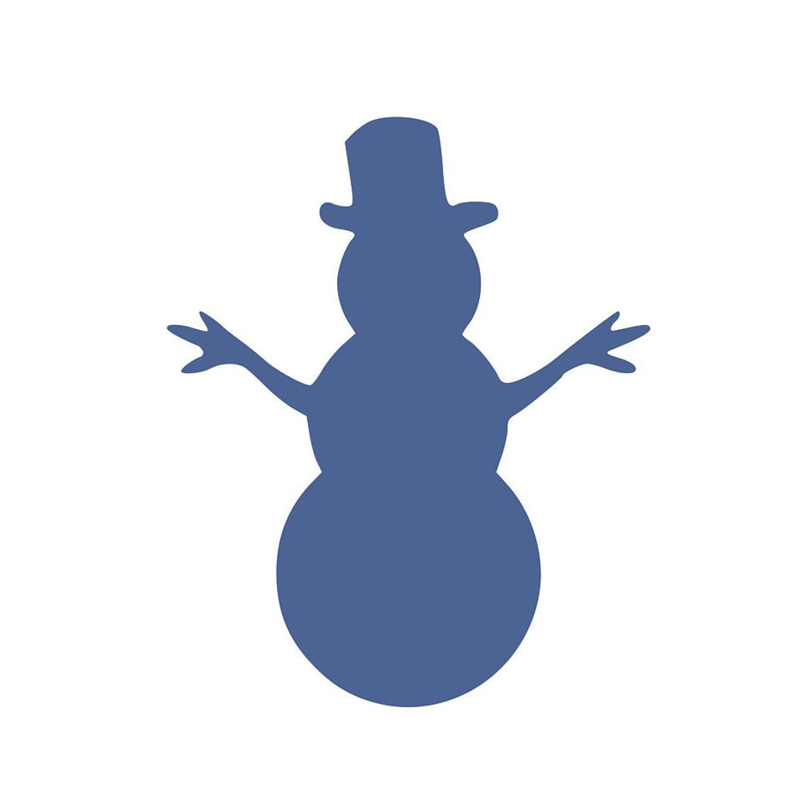 20 Paper Snowman Cutouts: Winter Craft Shapes - Etsy