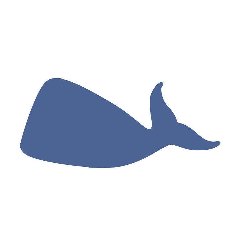 Whale Cut Out - Etsy