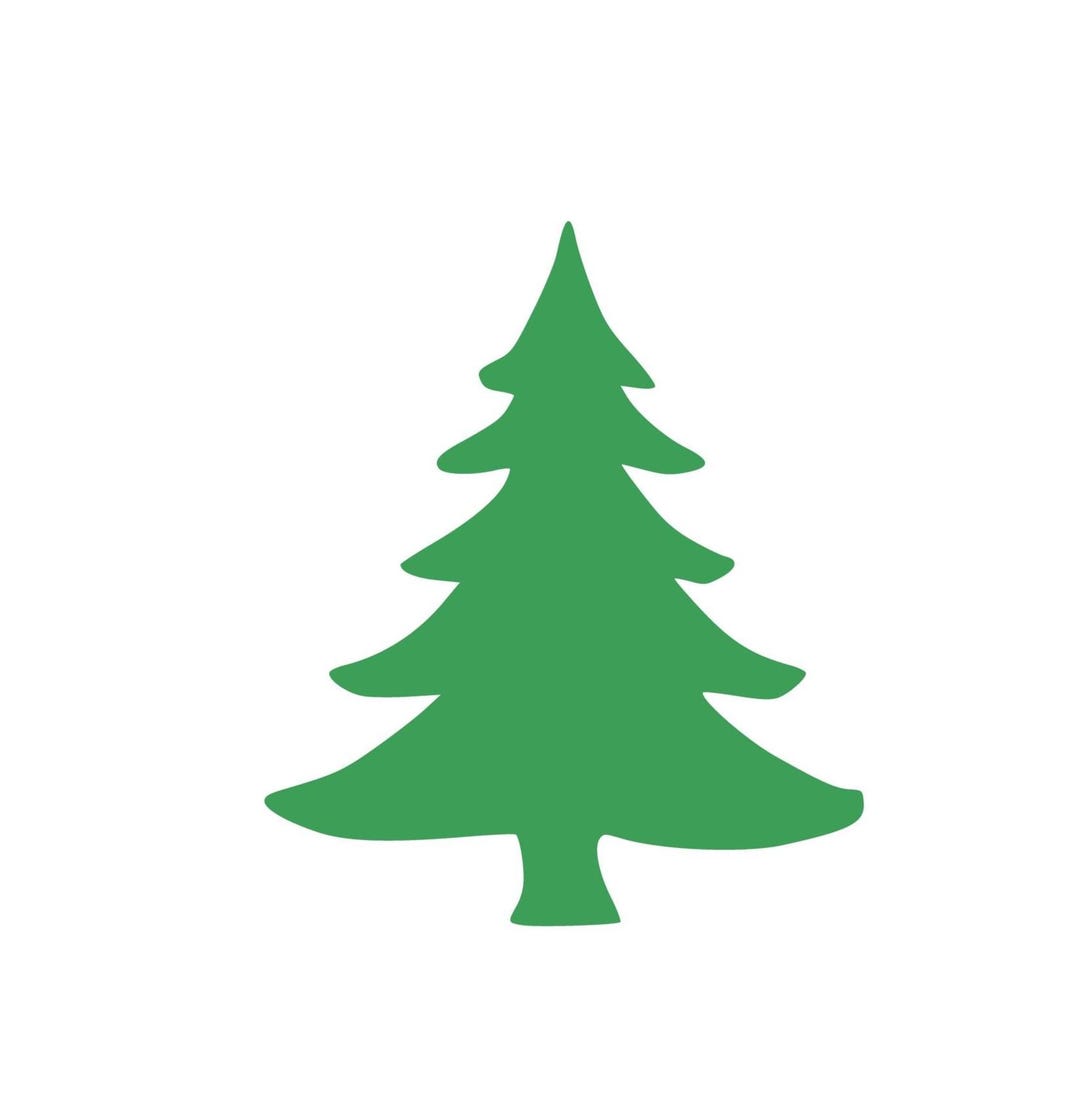 Paper Pine Tree Cutouts - Christmas Tree Die Cuts, 20 Pack - DIY Winter ...