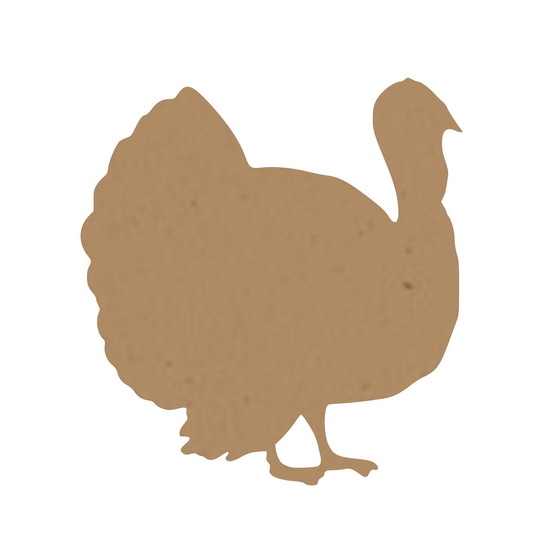 20 Pack Paper Turkey Cutouts: Thanksgiving Craft Shapes - Etsy