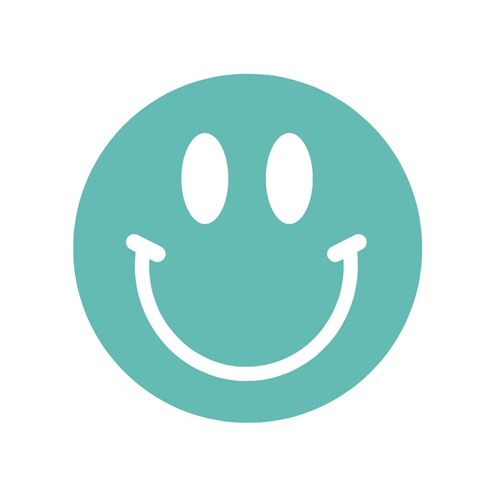 20 Pack - Paper Smiley Face Shapes, Die Cut Smiley Face Paper Cutout ...