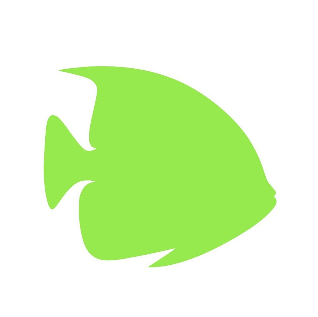 20 Pack - Paper Angel Fish Shapes, Fish Shapes, Die Cut Fish Cutout ...